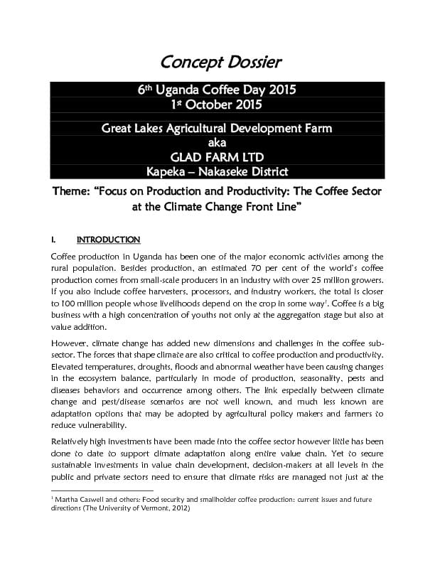 UCF Documents – Uganda Coffee Federation